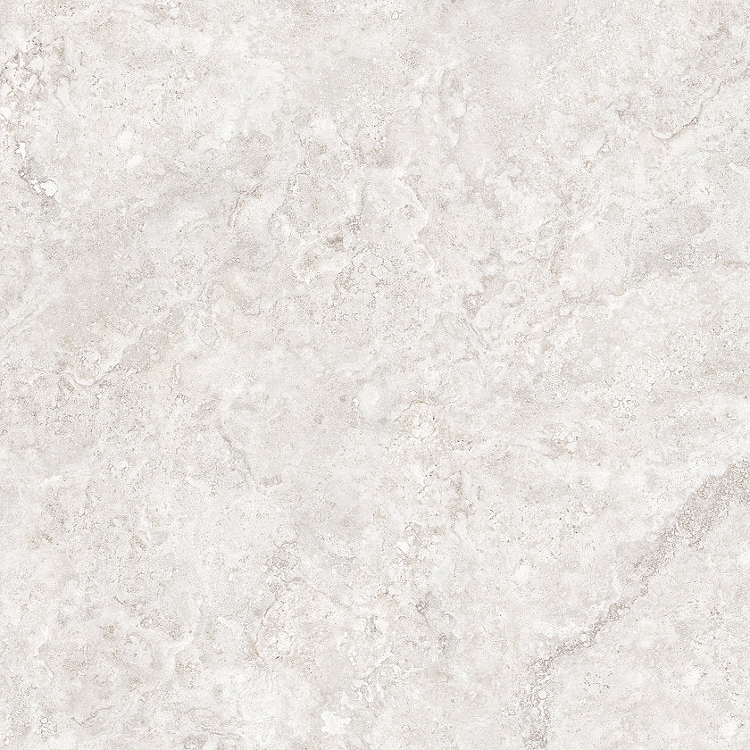 600x600 Travertine Stone Silver Soft Lappato Stone Look Porcelain Tile — Yeomans
