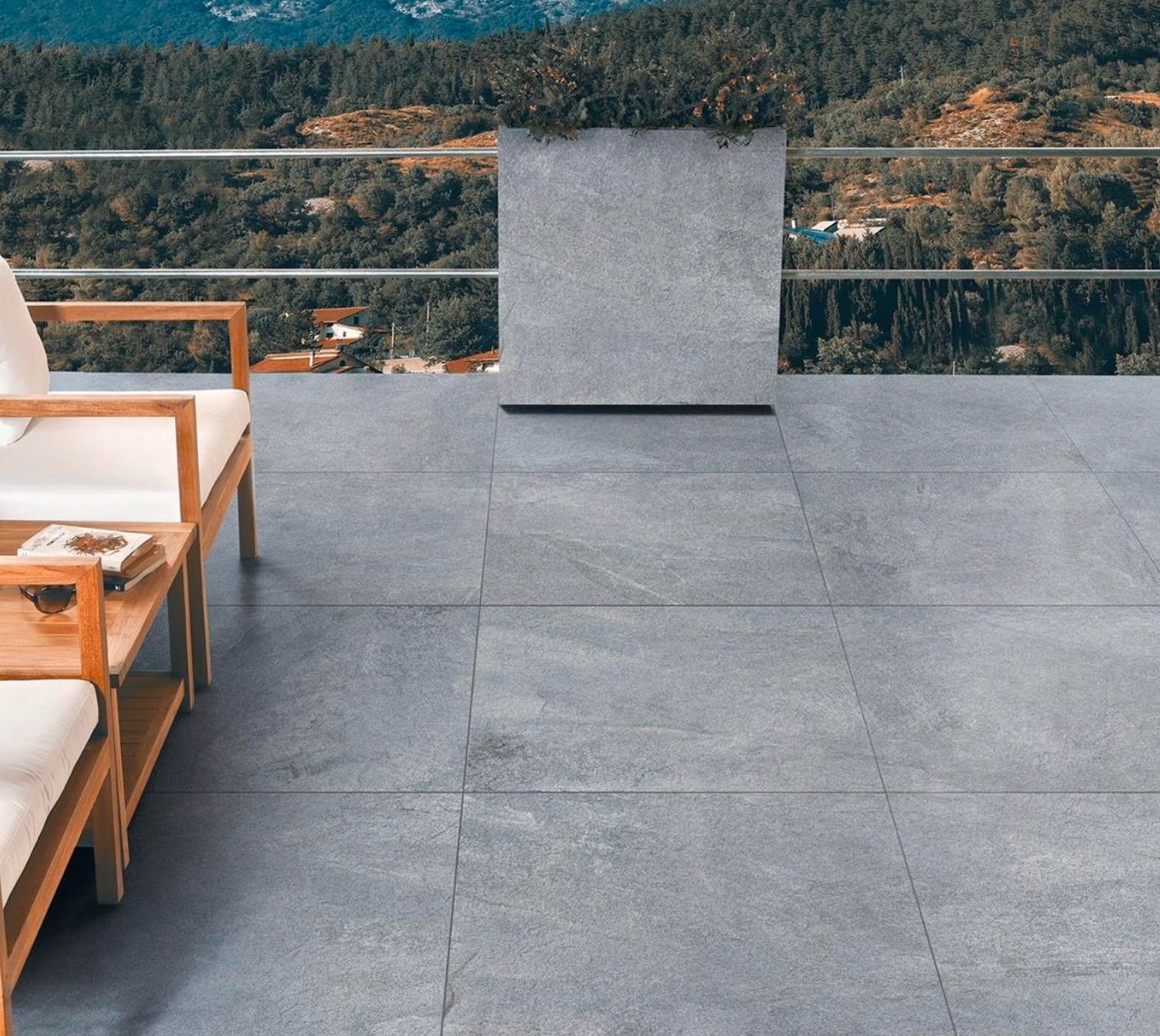 600x600x20 Stone Grigio Porcelain Paver P5 [0.72m2] — Yeomans