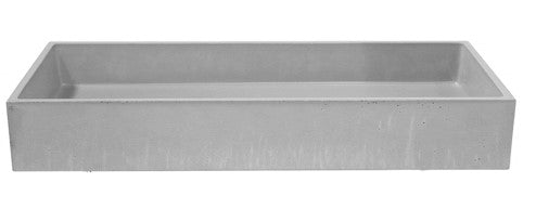 New Form Trough Vessel Basin - Olive — Yeomans