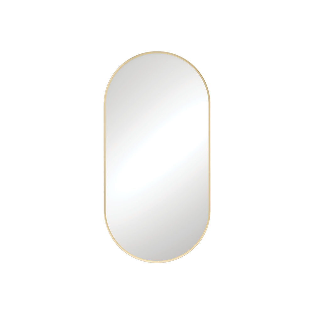 Fienza Empire Framed Mirror 450 X 900mm Urban Brass — Yeomans