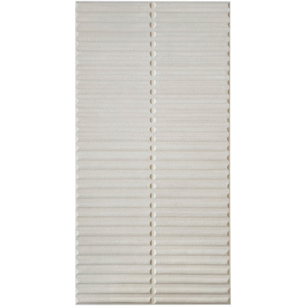 298x598 Homey Striped White Matt Porcelain Tile [1.26m2] — Yeomans