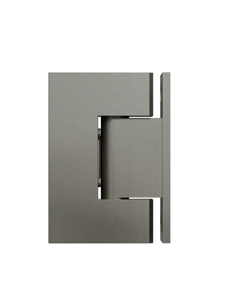 Meir Glass to Wall Shower Door Hinge, Shadow — Yeomans