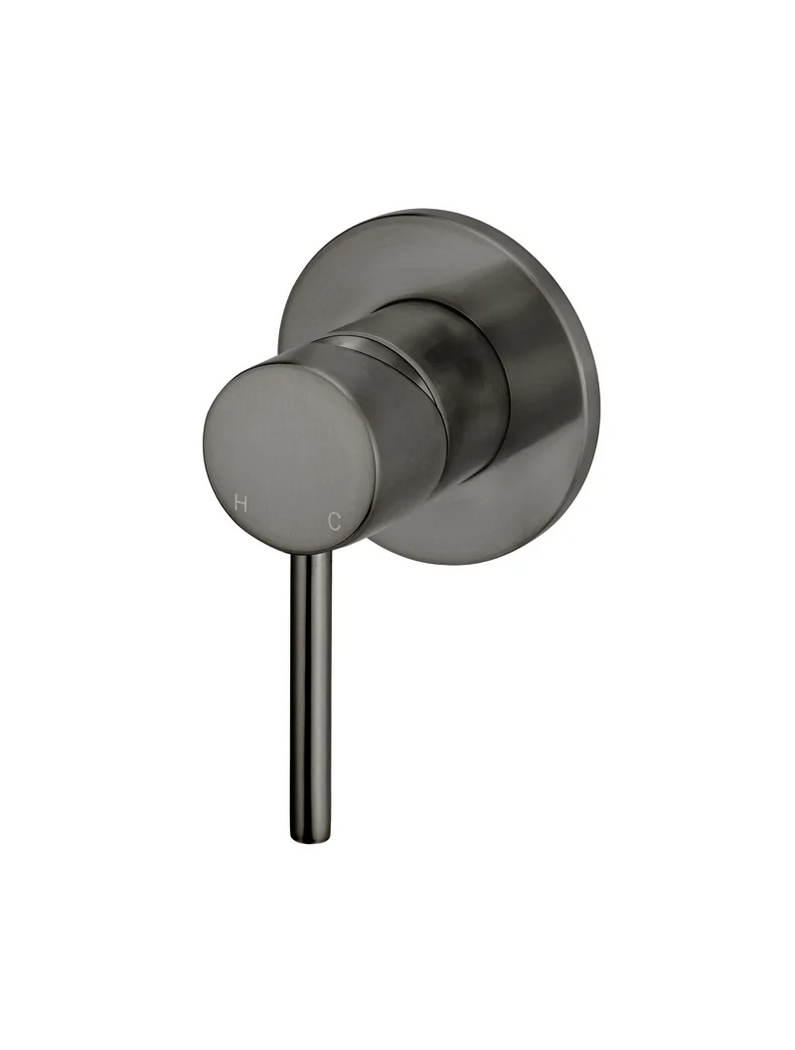 Meir Round Wall Mixer Trim Kit (In-Wall Body Not Included), Shadow ...