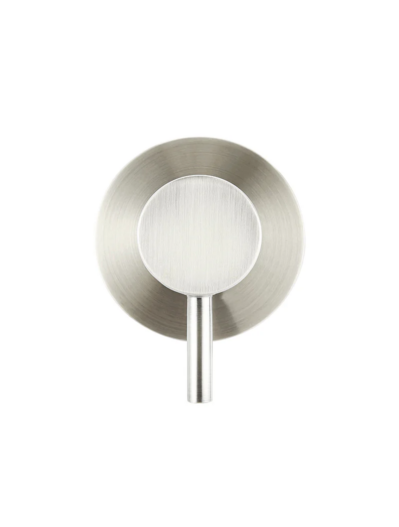 Meir Round Wall Mixer, Finish Kit, Brushed Nickel — Yeomans