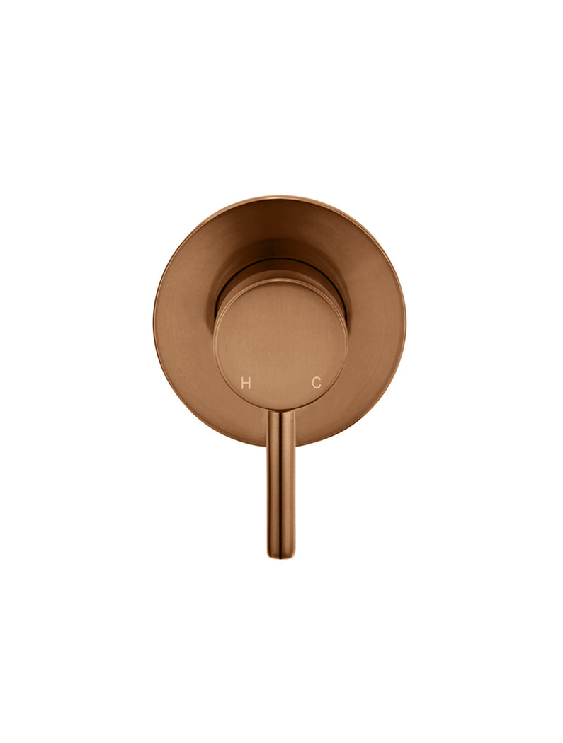 Meir Round Wall Mixer, Finish Kit, Lustre Bronze — Yeomans