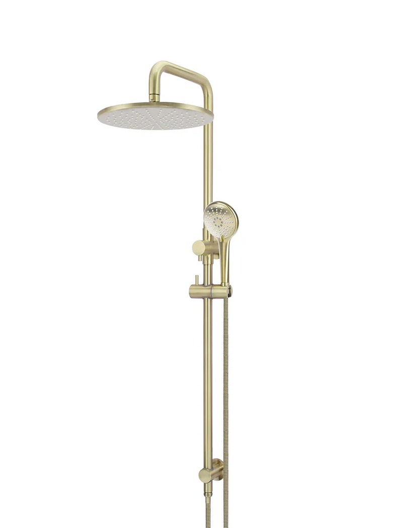 Meir Round Combination Shower Rail 300mm Rose, Three Function Hand Sho ...