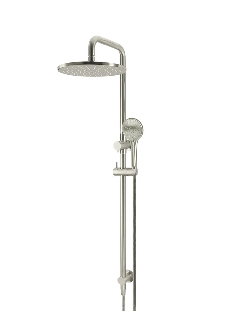 Meir Round Combination Shower Rail 300mm Rose, Three Function Hand Sho ...