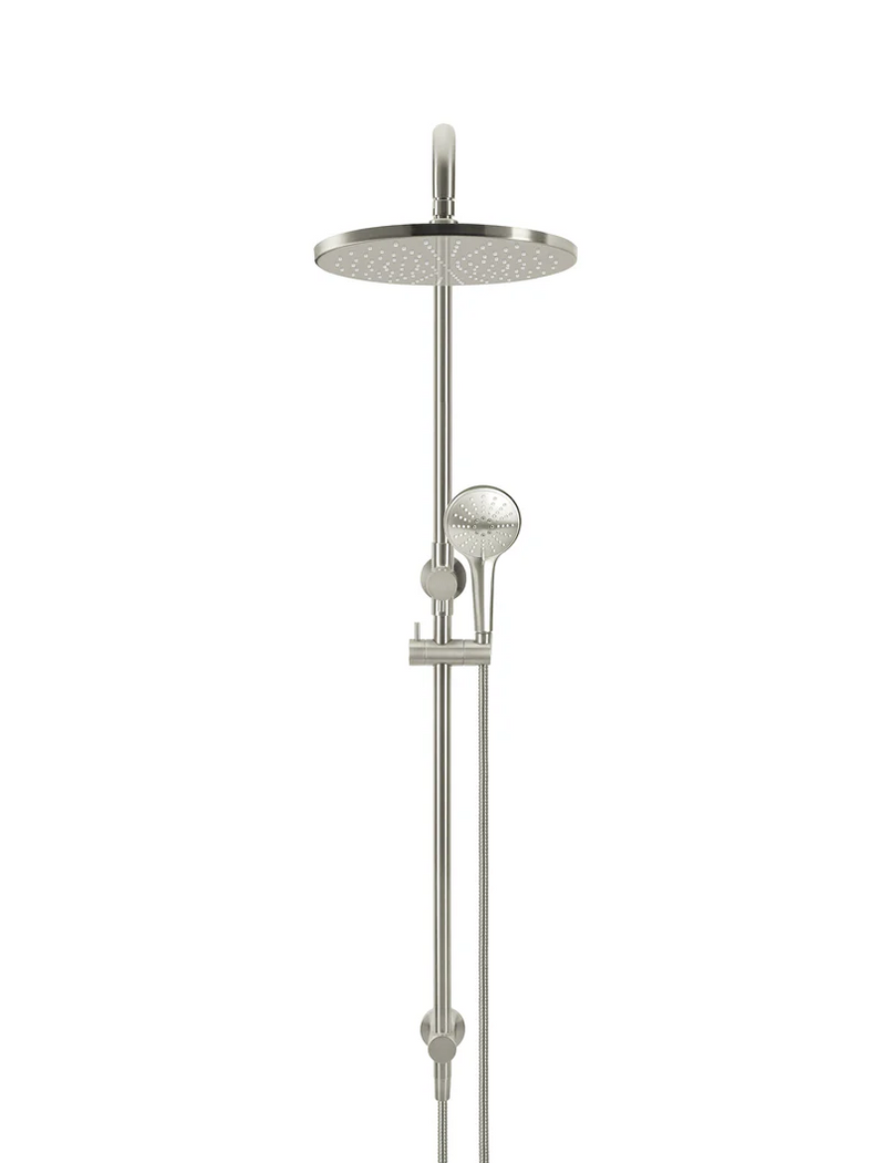 Meir Round Combination Shower Rail 300mm Rose, Three Function Hand Sho ...