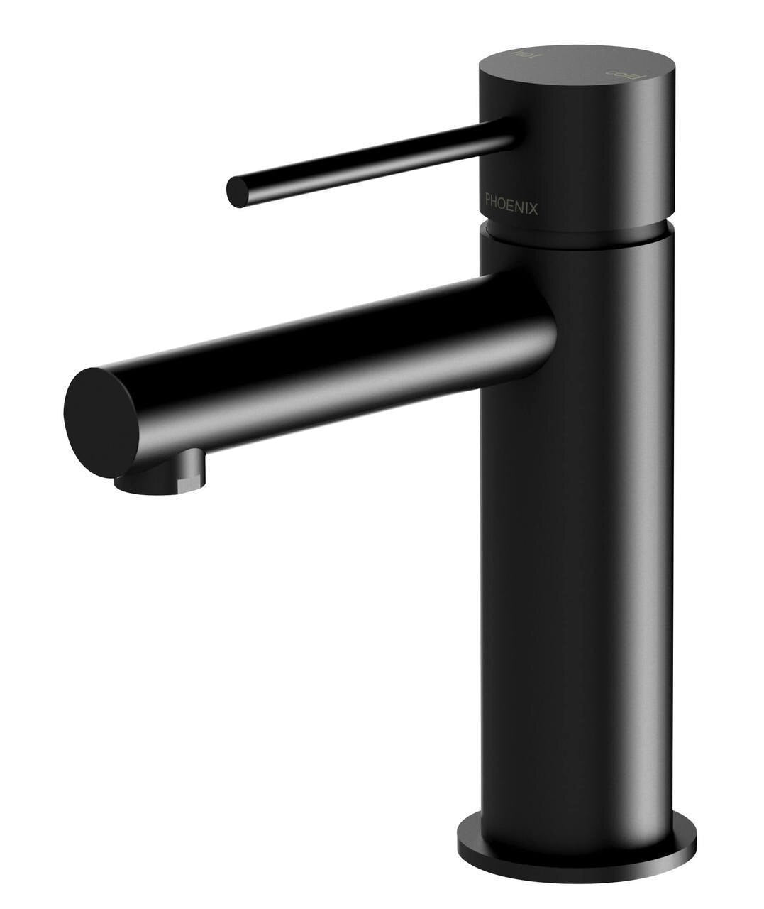 Phoenix Vivid Slimline Basin Mixer - Matte Black — Yeomans
