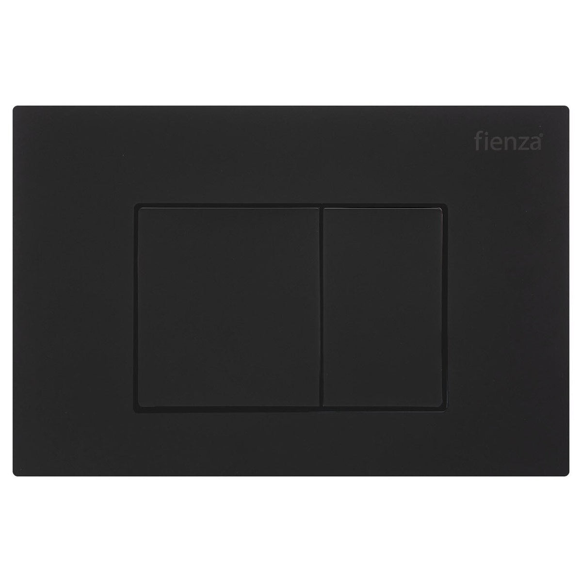 Fienza R&T Square Flush Plate Matte Black — Yeomans