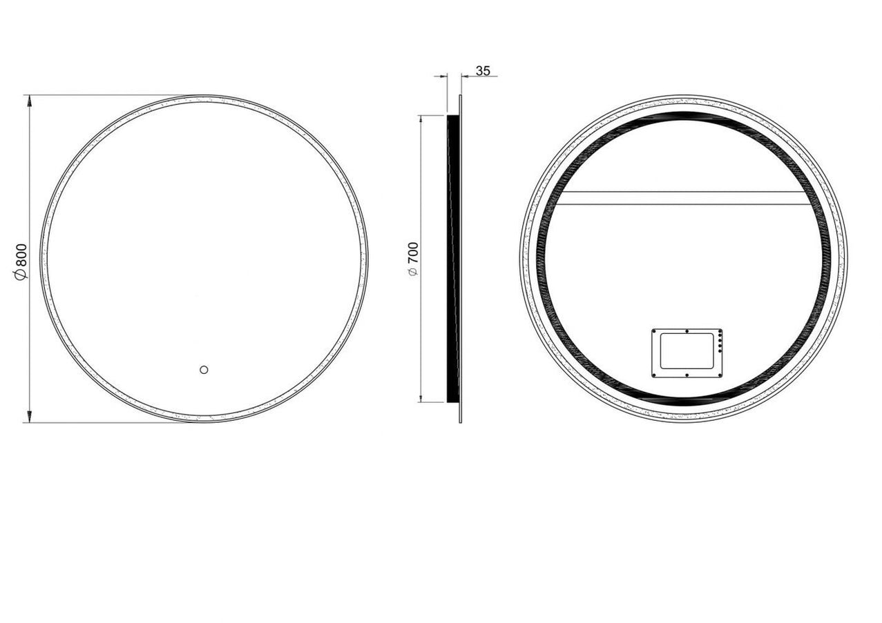 Sphere 600 - Coal Concrete Frame — Yeomans